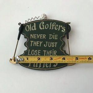 Accents | Brand New Witty Golf Sign Old Golfers | Poshmark